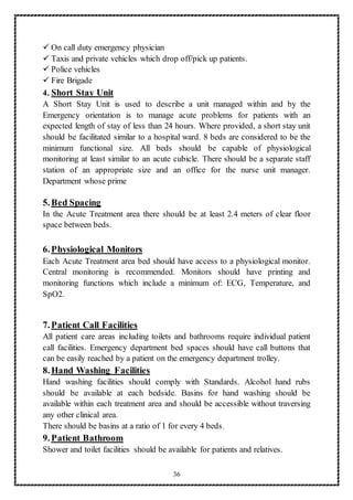 Emergency department planning and design | DOC
