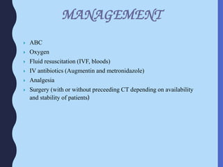 Emergency disorders of acute abdomen | PPT