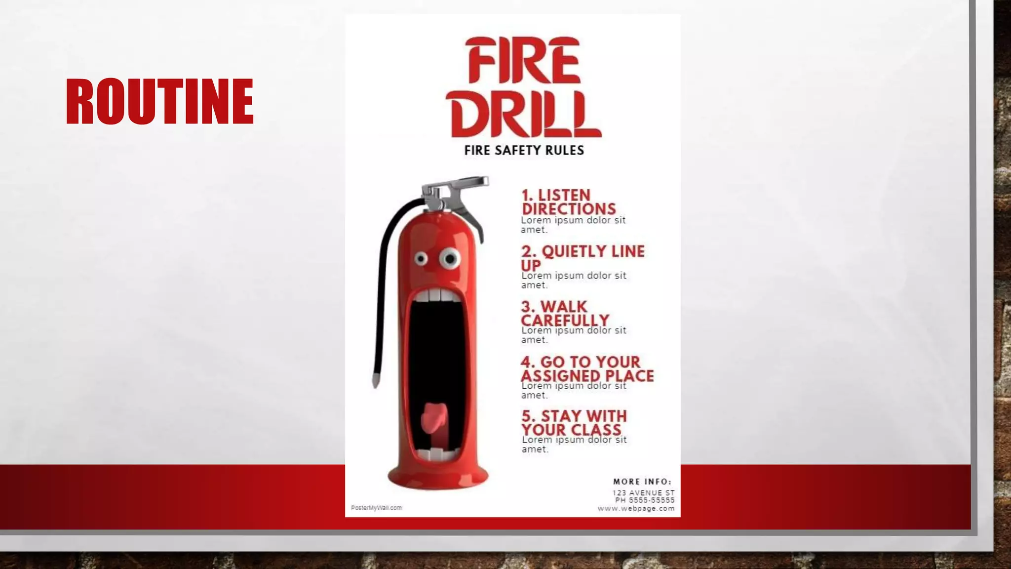 Emergency drills and routines | PPTX