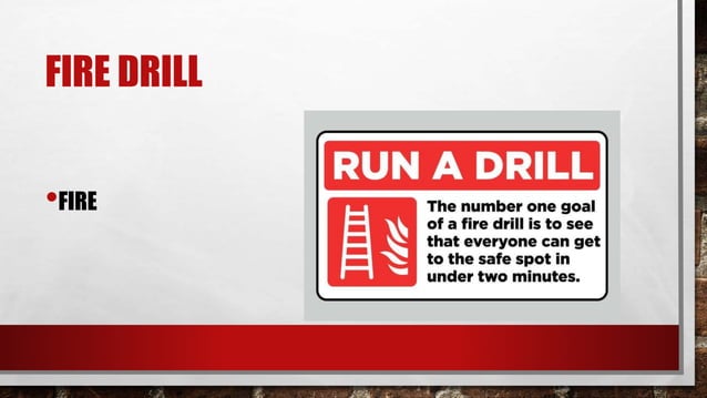 Emergency drills and routines | PPTX