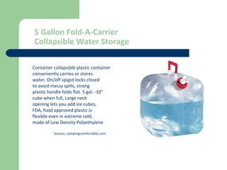 Emergency Drinking Water | PPT