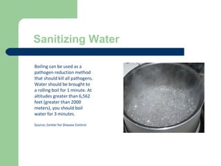Emergency Drinking Water | PPT