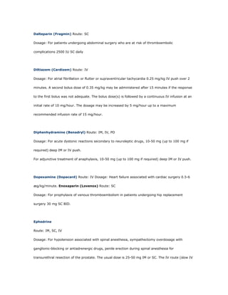 Emergency drugs | DOC