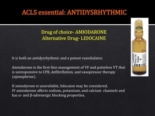 Emergency drugs | PPTX