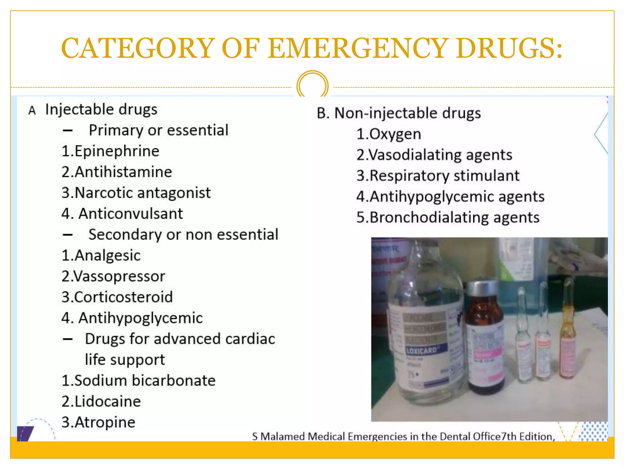 Emergency drugs | PPTX