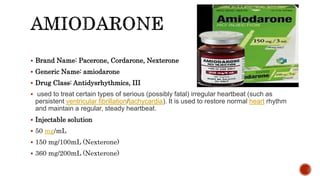 Emergency drugs | PPTX