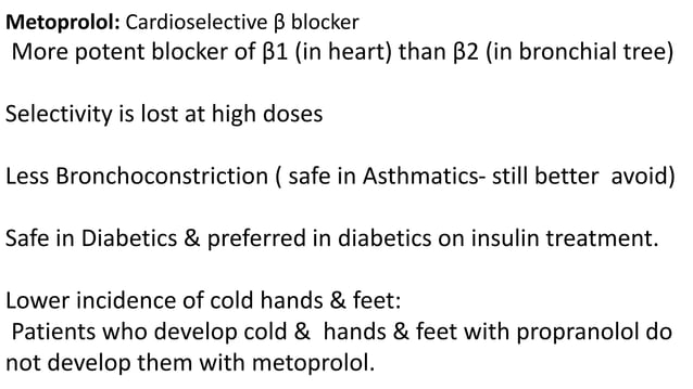 Emergency drugs- Cardiovascular system beta blockers | PPT