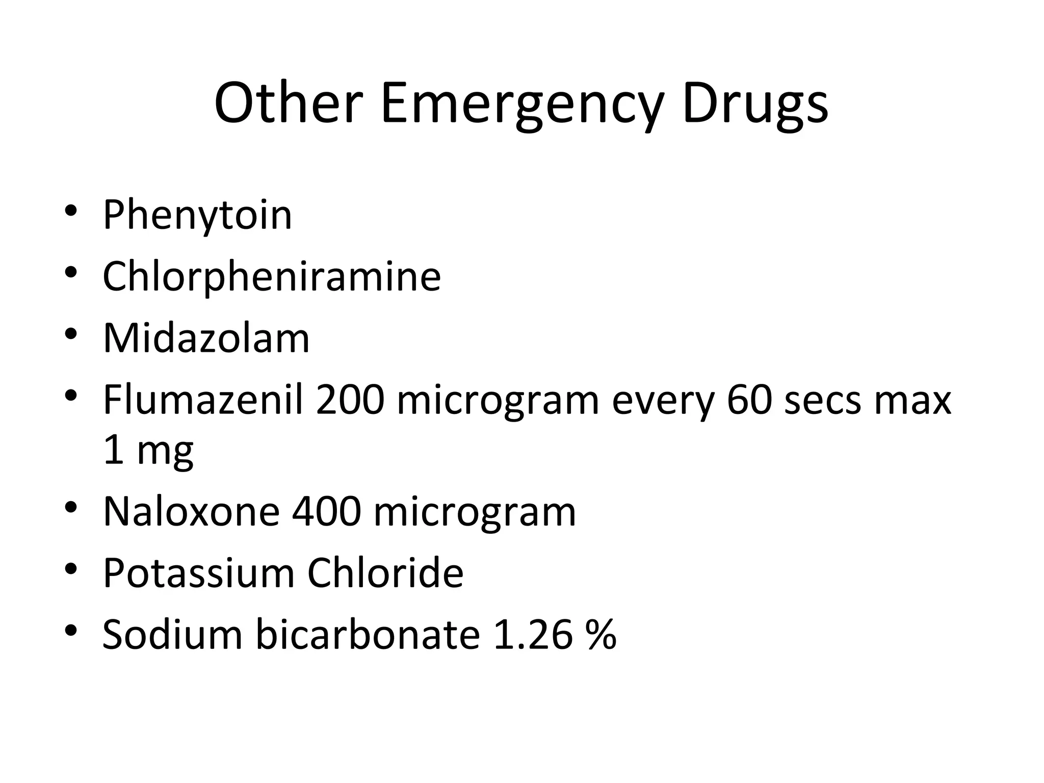 Emergency drugs and where to find them | PPT