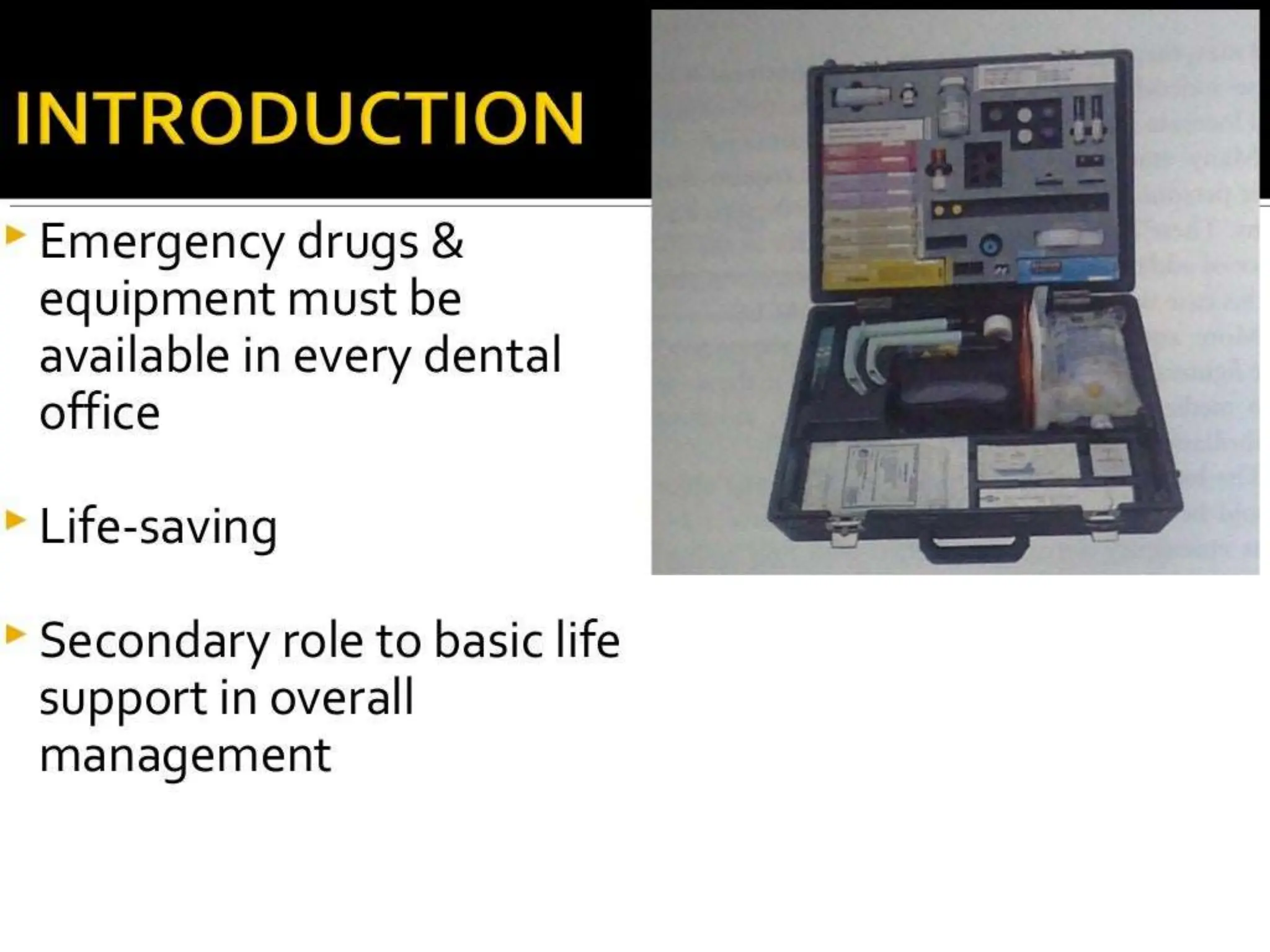 Emergency drugs in Dental Practice presentation | PPTX