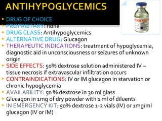 Emergency drugs used in dental office | PPT