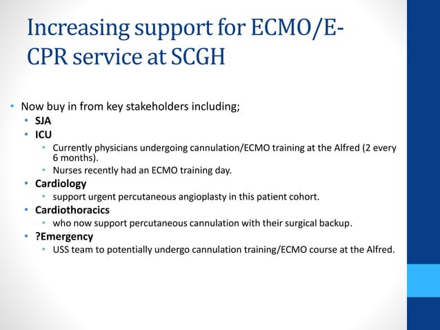 ECMO for Cardiac Arrest | PPTX