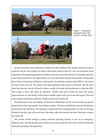 Emergency ejection system in military aircraft report | PDF