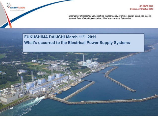 Emergency Electrical Power Supply to Nuclear Safety Systems: design ...