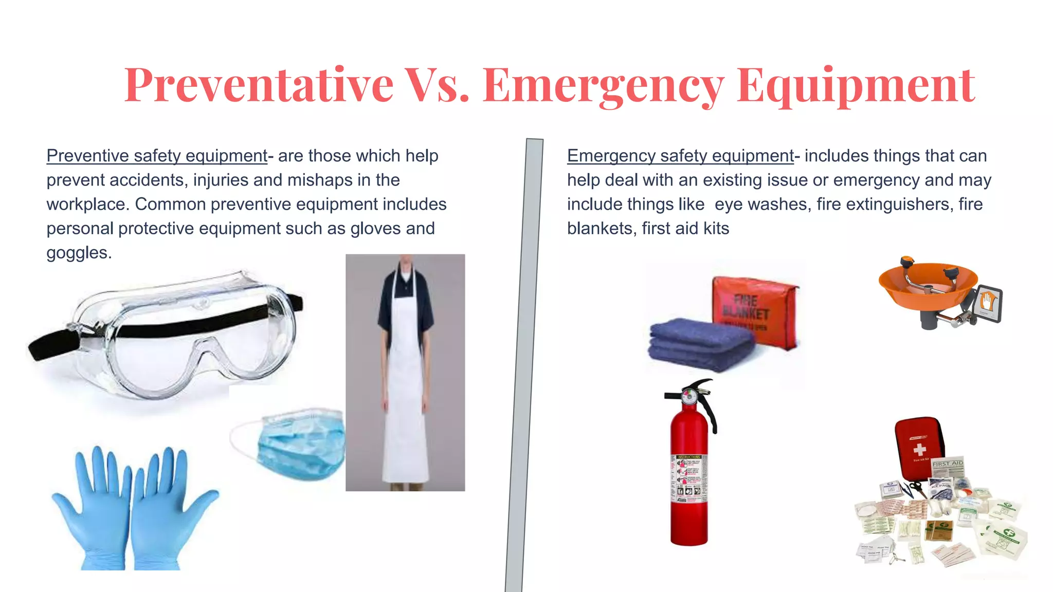 Emergency equipment and drills | PPTX