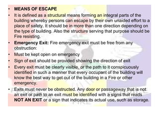 EMERGENCY EVACUATION FOR TRAINING calarba.ppt