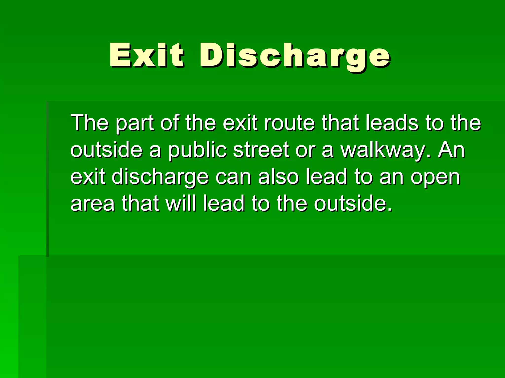 Emergency Exits | PPT