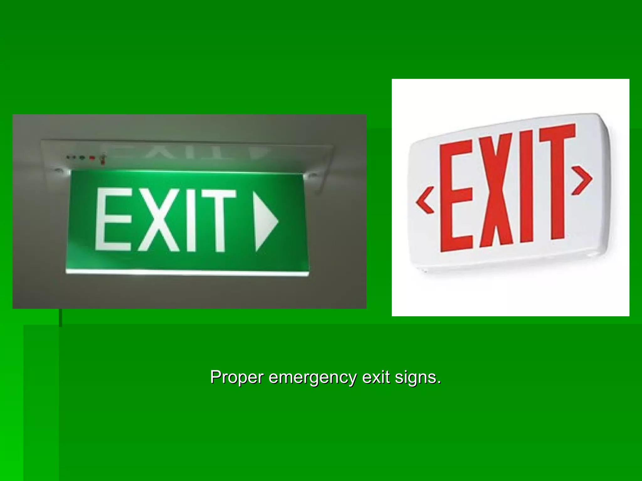 Emergency Exits | PPT