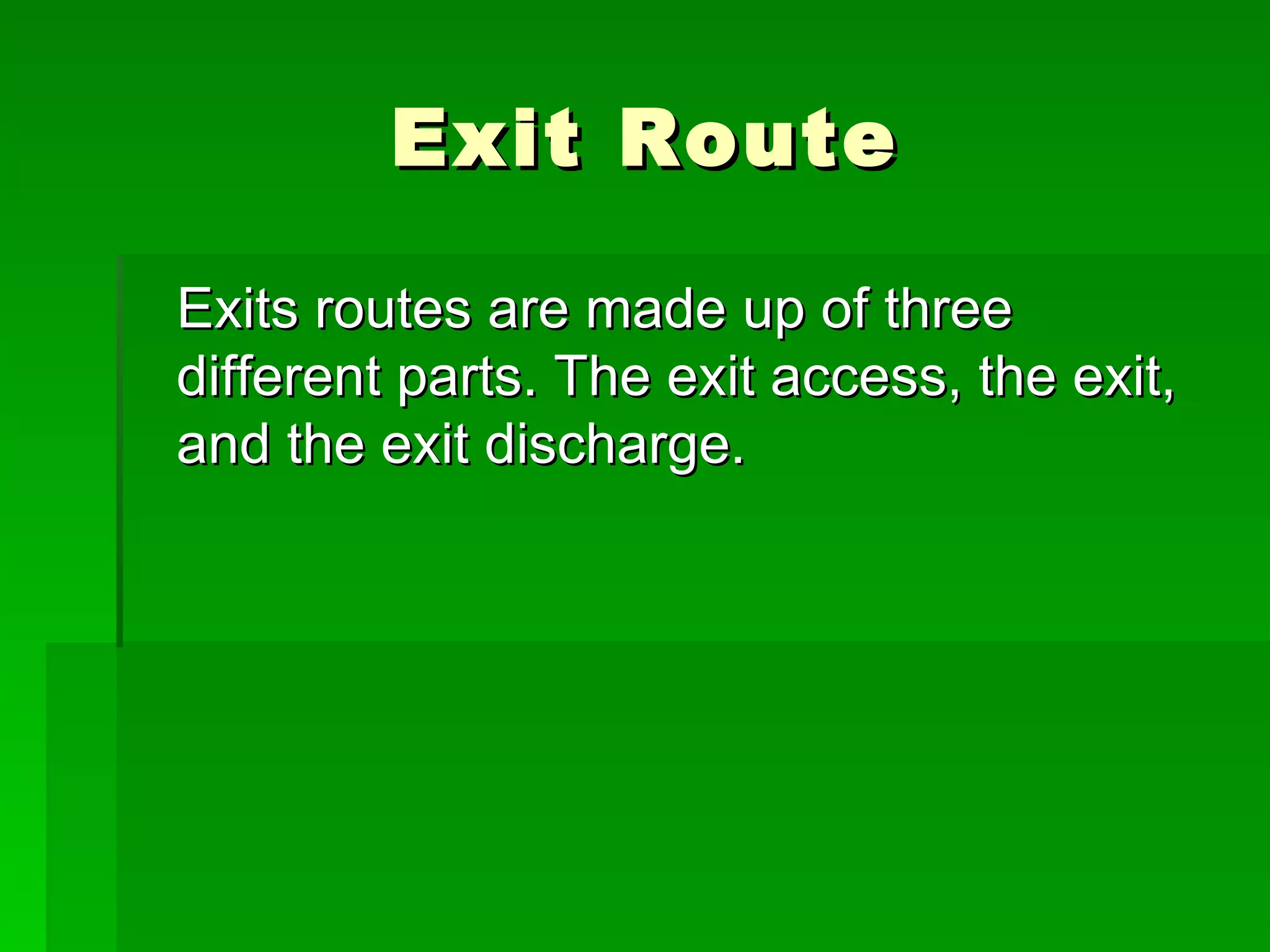 Emergency Exits | PPT