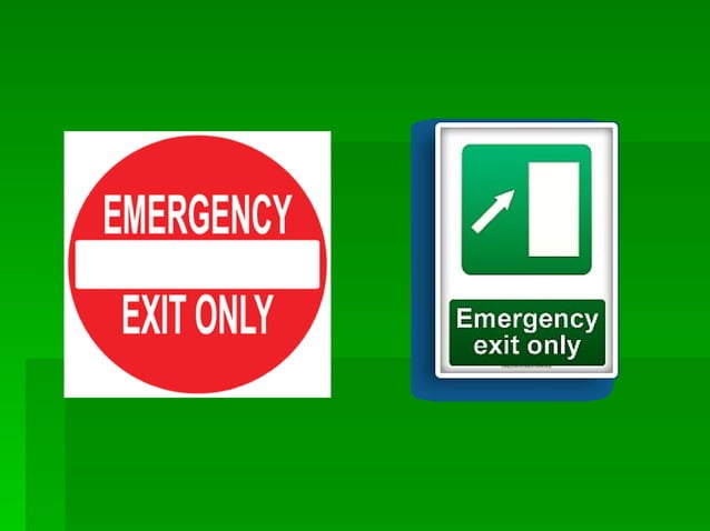 Emergency Exits | PPT | First Aid | Injuries