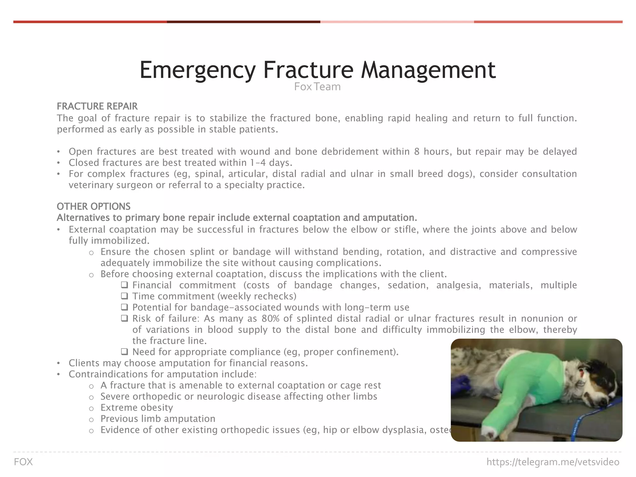 Emergency fracture management - Mostafa Qalavand | PPT