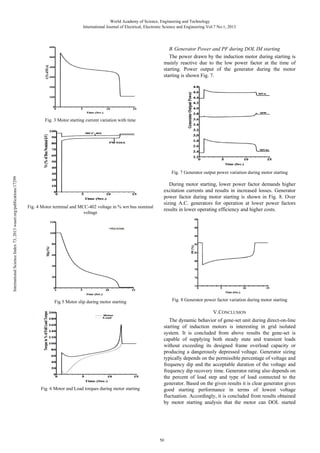Emergency generator sizing and motor starting analysis | PDF