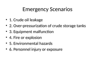 Emergency Handling Crude Decanting Unit at Parco | PPTX