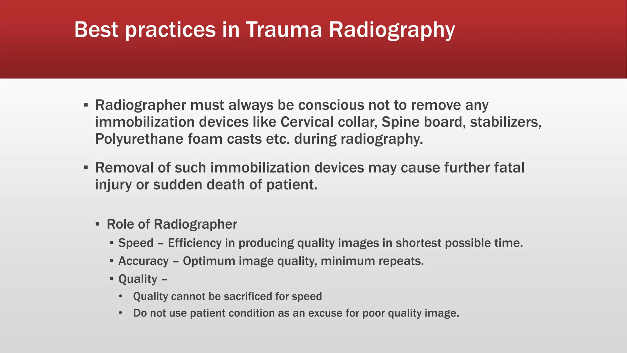 Emergency radiology | PPTX