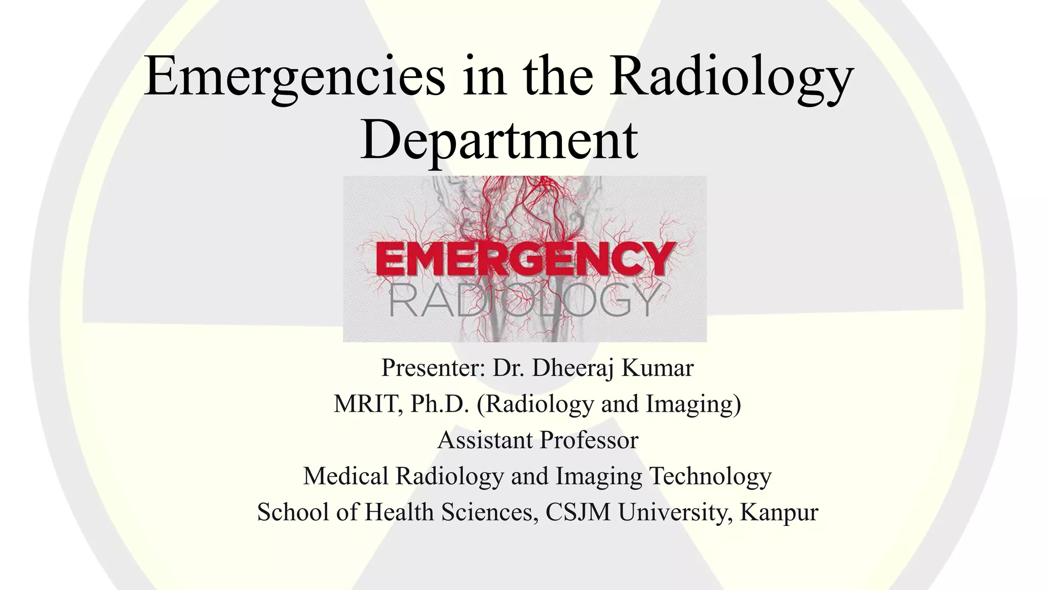 Emergency in Radiology Department.pptx