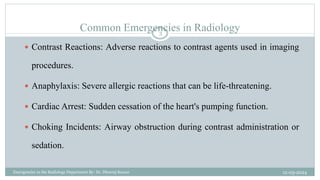 Emergency in Radiology Department.pptx,Contrast Reactions | PPTX