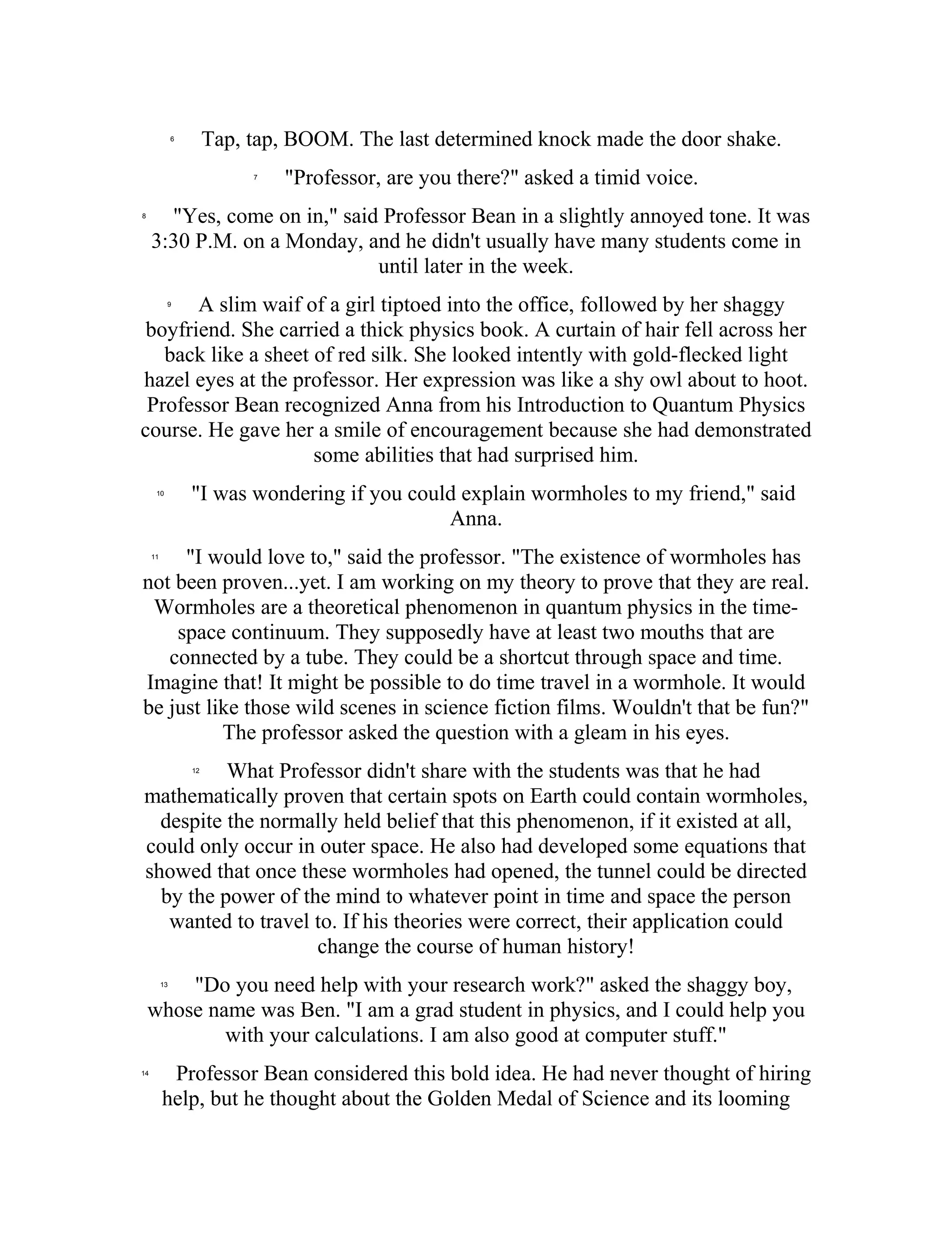 The Mystery of the Fifth Window Part One attachment | DOC