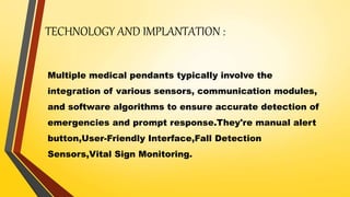 EMERGENCY LIFE ALERT SYSTEMS.pptx health | PPTX