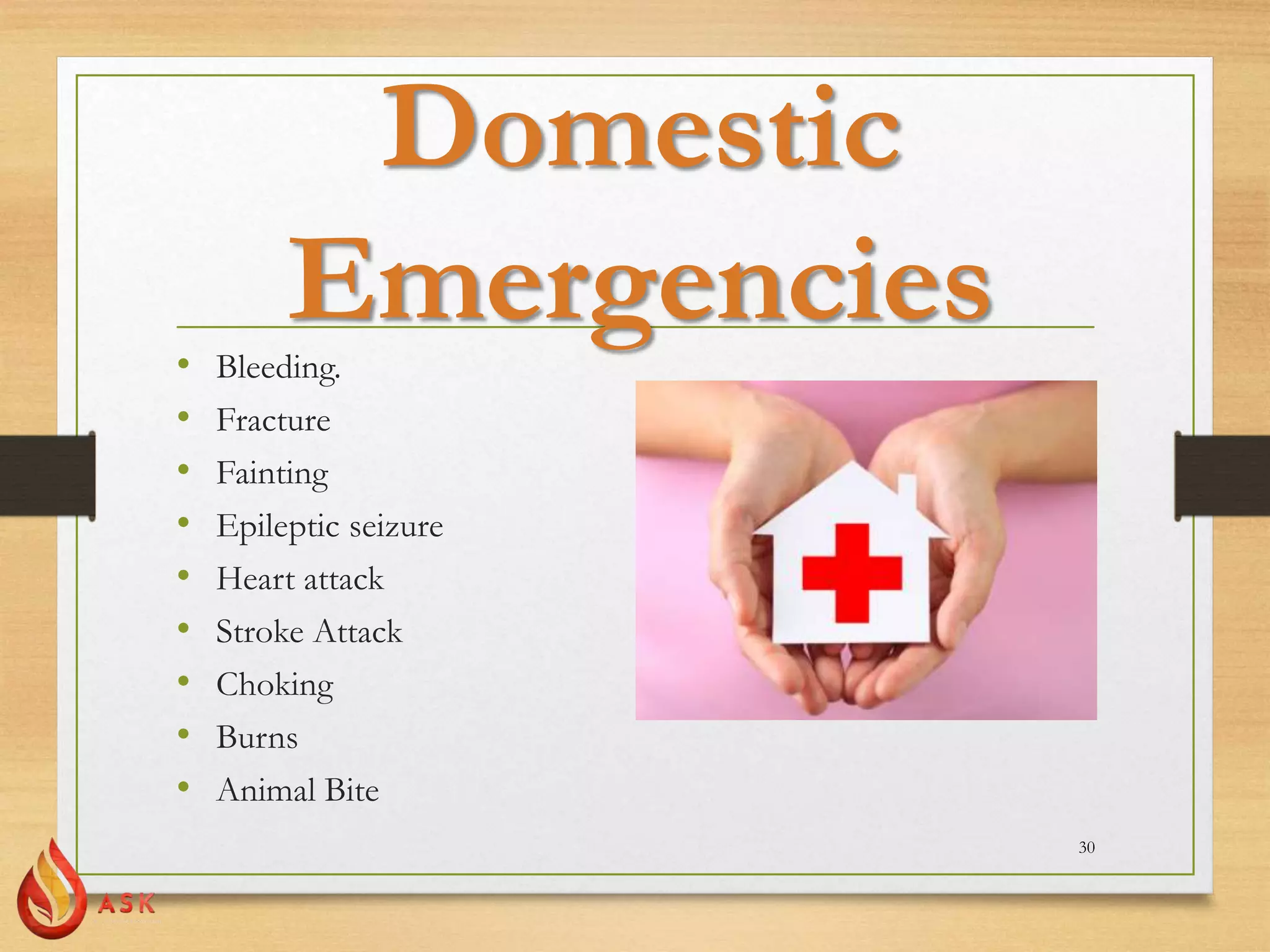 "Emergency Life Saving Skills" | PPTX