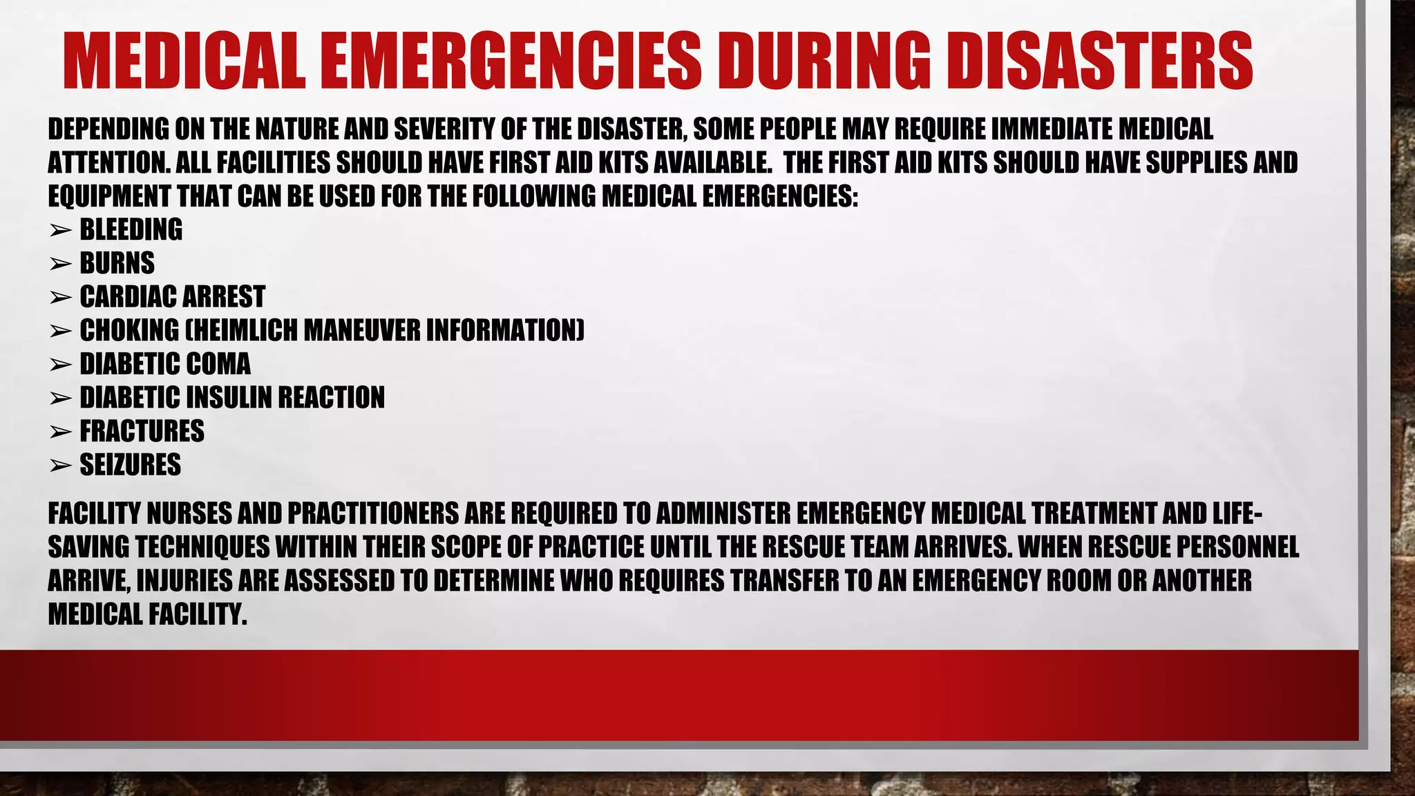 Emergency management & disaster preparedness | PPTX