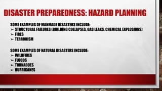 Emergency management & disaster preparedness | PPTX