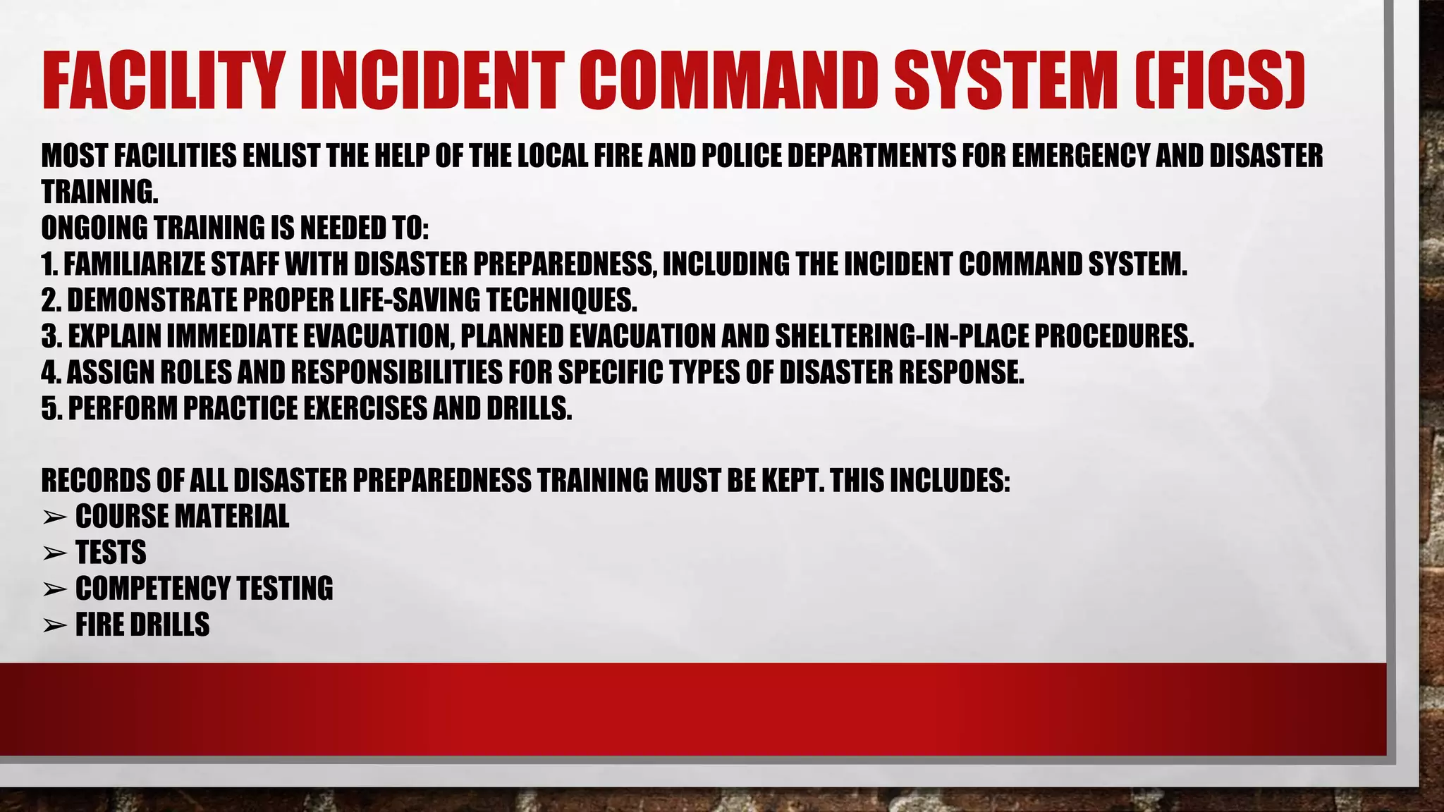 Emergency management & disaster preparedness | PPTX