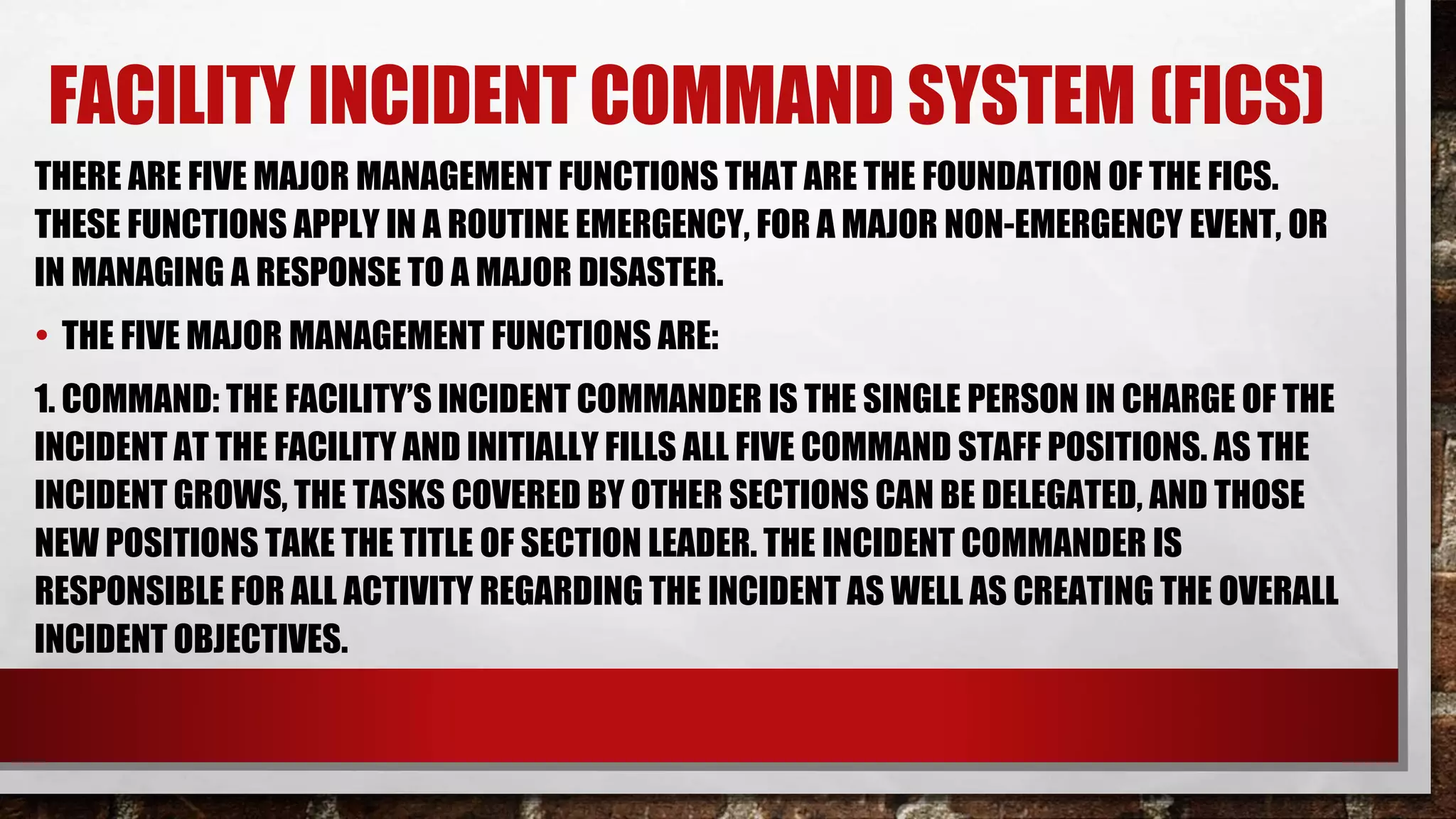 Emergency management & disaster preparedness | PPTX