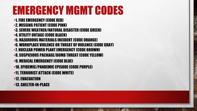 Emergency management & disaster preparedness | PPT