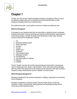 Emergency Preparedness Guide for All | DOC