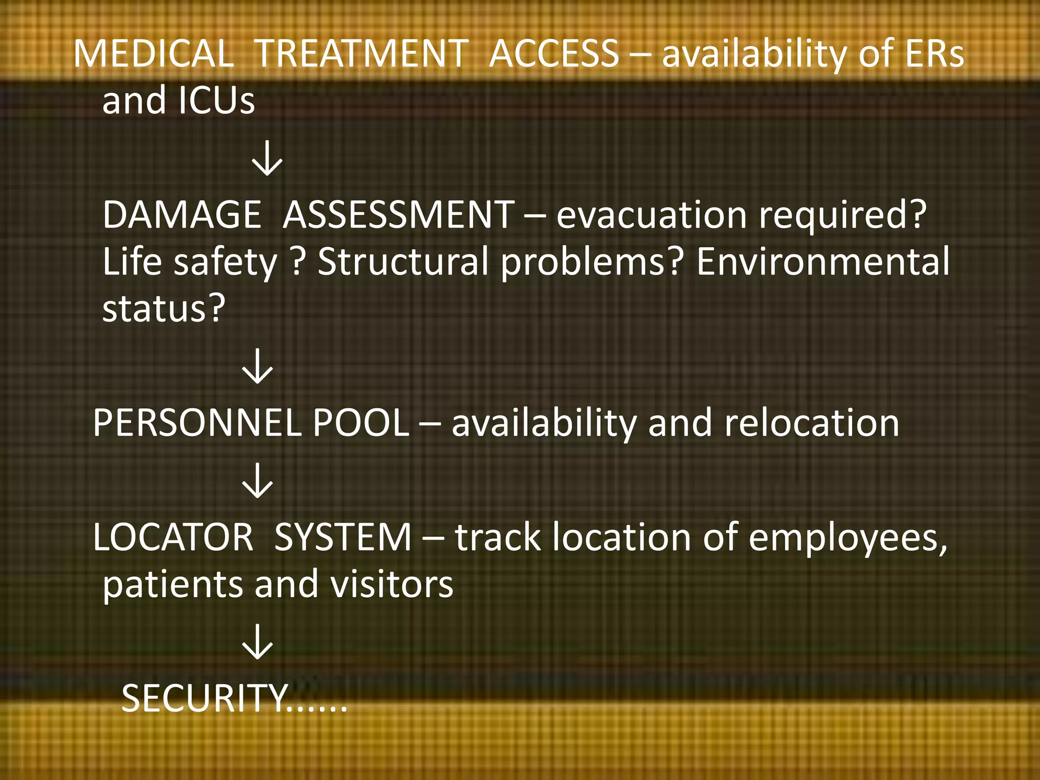 Emergency management in laboratories | PPTX