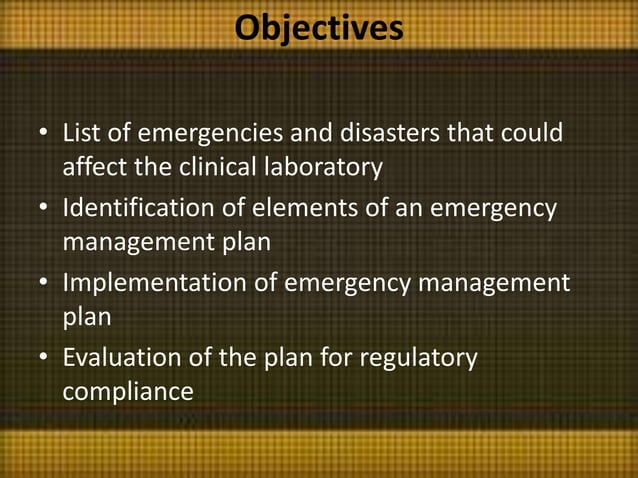 Emergency management in laboratories | PPTX | First Aid | Injuries