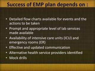 Emergency management in laboratories | PPTX