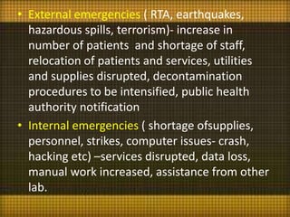 Emergency management in laboratories | PPTX
