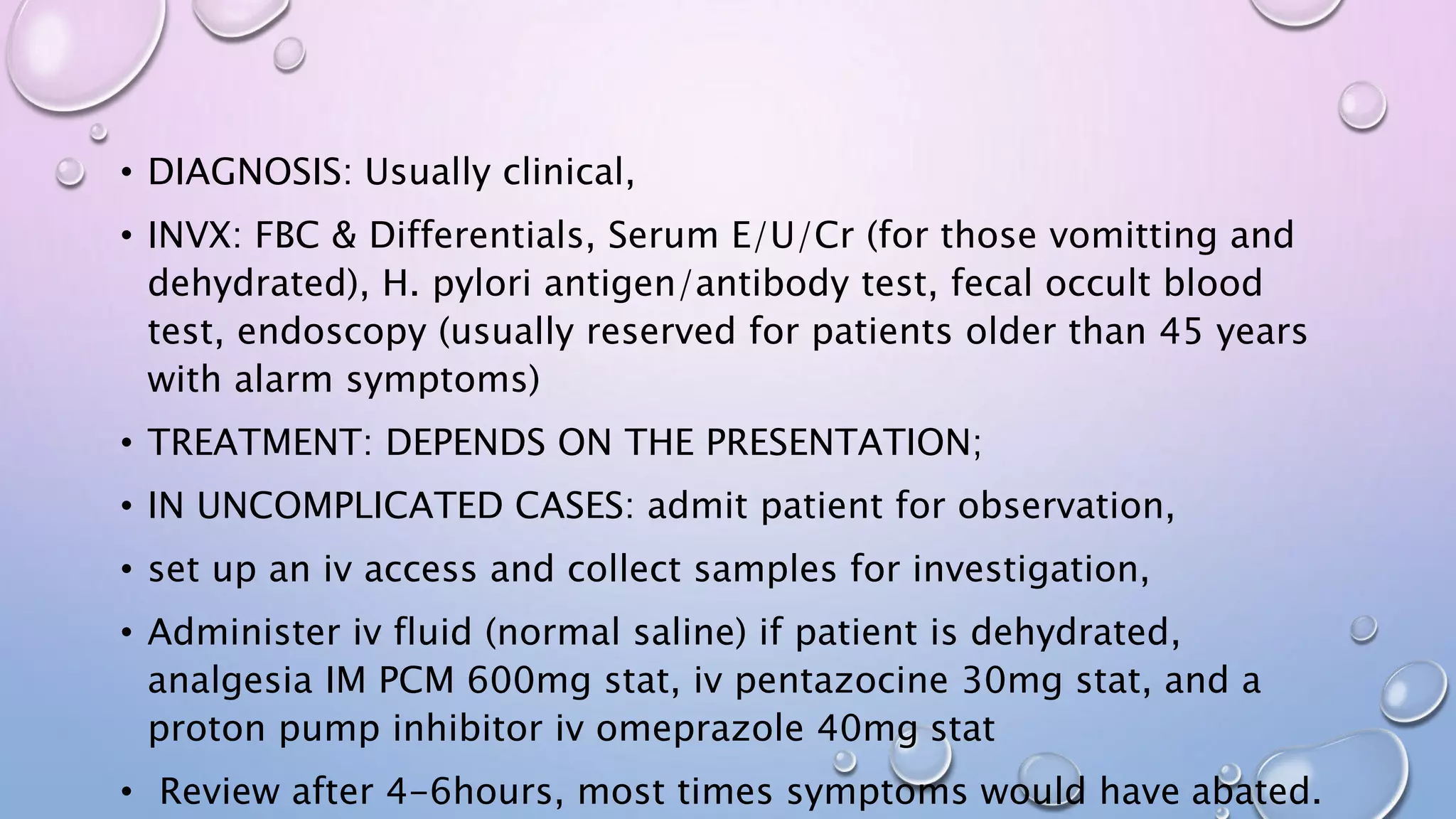 EMERGENCY MANAGEMENT OF ACUTE GASTRITIS.pptx