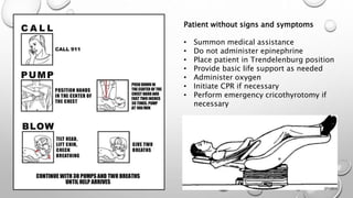 Emergency management of anaphylactic shock | PPTX