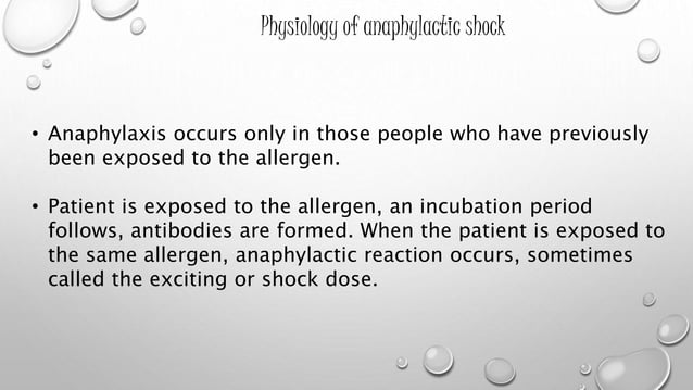 Emergency management of anaphylactic shock | PPTX | Lung and ...