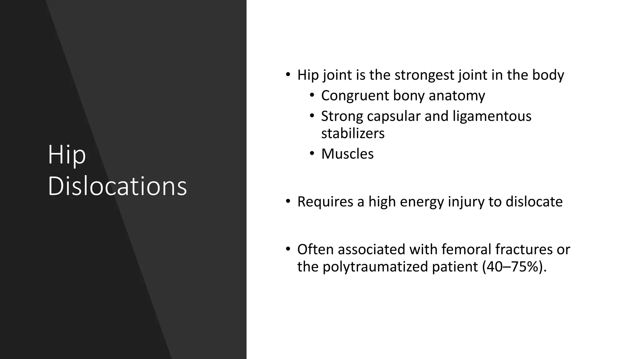 Emergency management of common dislocations | PPTX