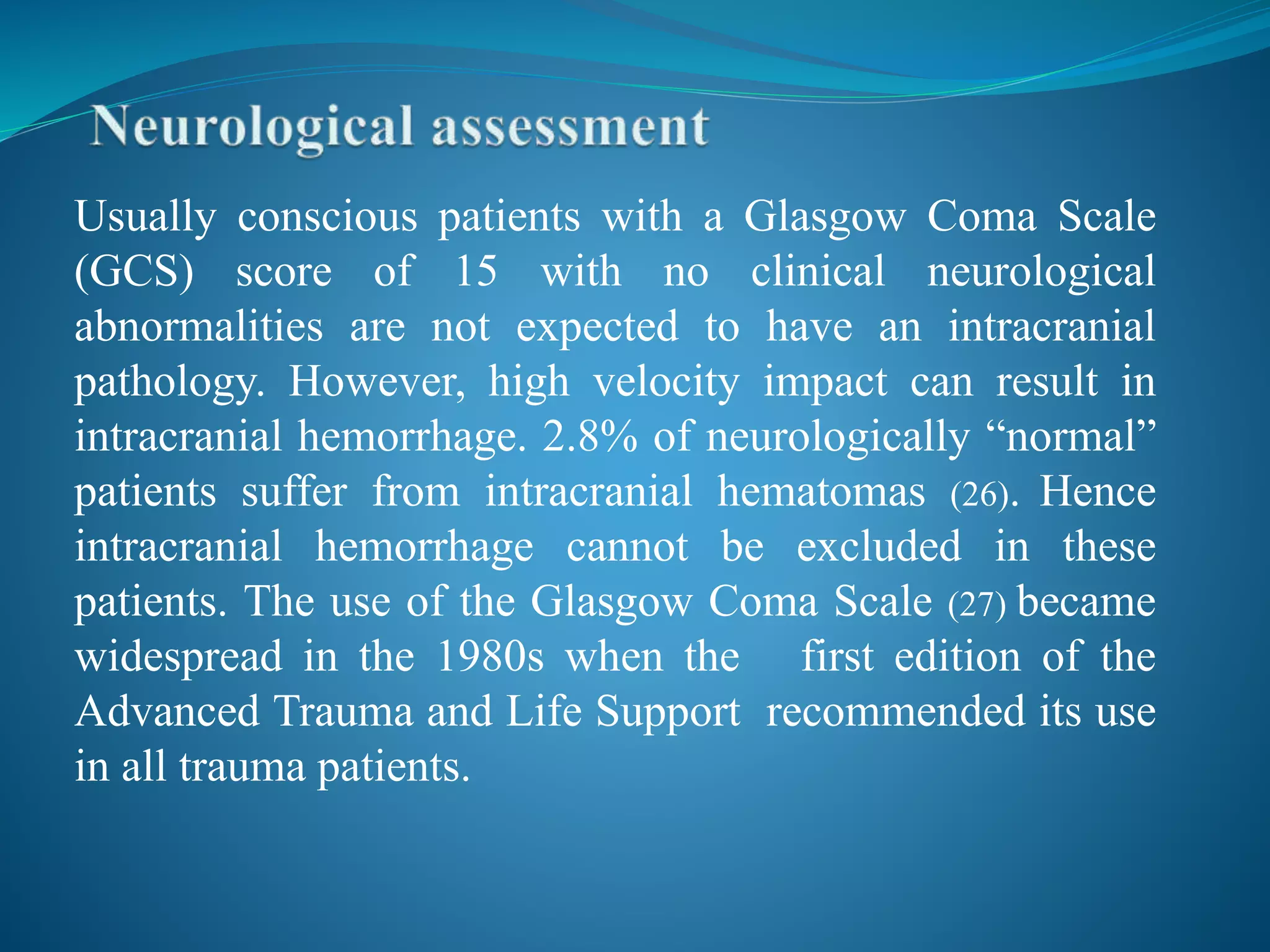 Emergency management of patients with facial trauma | PPTX