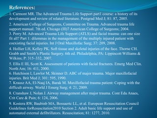 Emergency management of patients with facial trauma | PPTX
