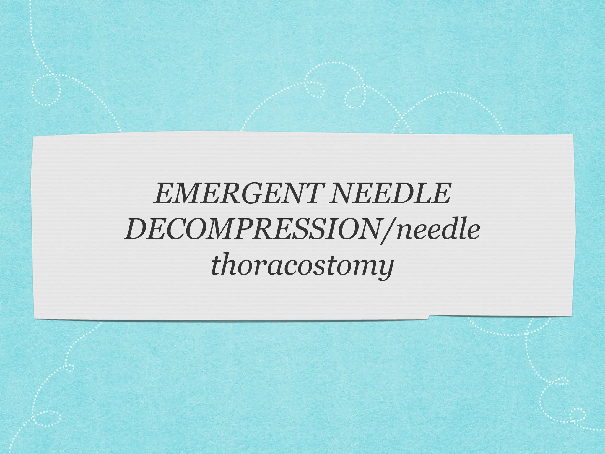 Emergency Management of Pneumothorax pptx 2.pptx