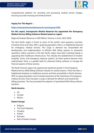 In-Depth Analysis of the Emergency Medical Services Billing Software ...